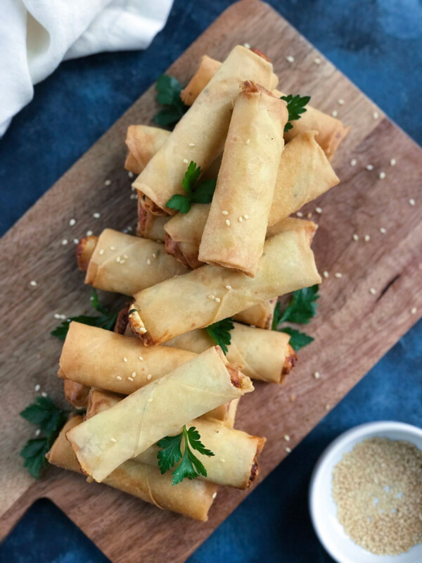 Lebanese Cheese Rolls (رقاقات بالجبنة, Rakakat Jibneh) – Cookin' with Mima