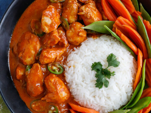 Thai Red Curry Chicken Five Ingredient Thai Chicken Curry