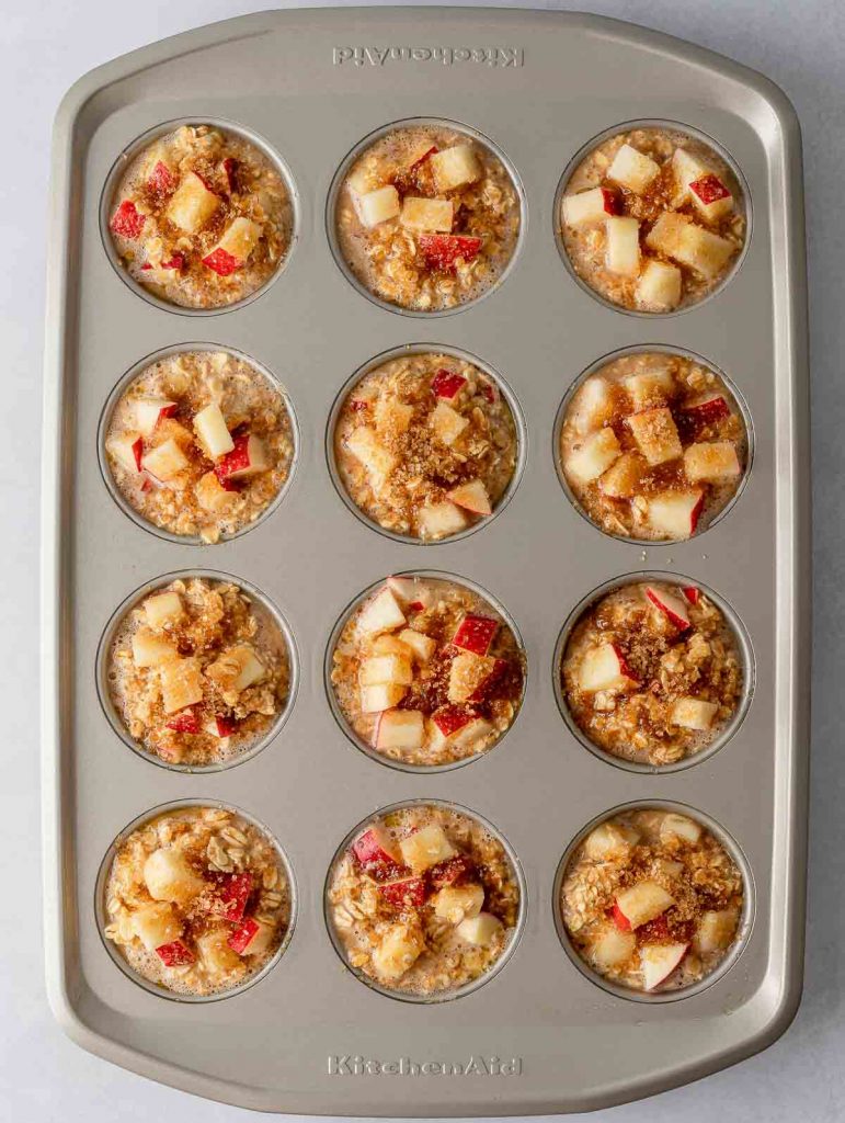 Healthy Apple Cinnamon Baked Oatmeal Cups Recipe – Cookin' with Mima