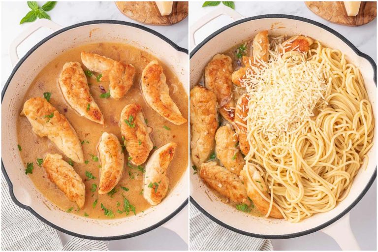 Easy Chicken Scampi Pasta Recipe (without Wine) – Cookin' with Mima