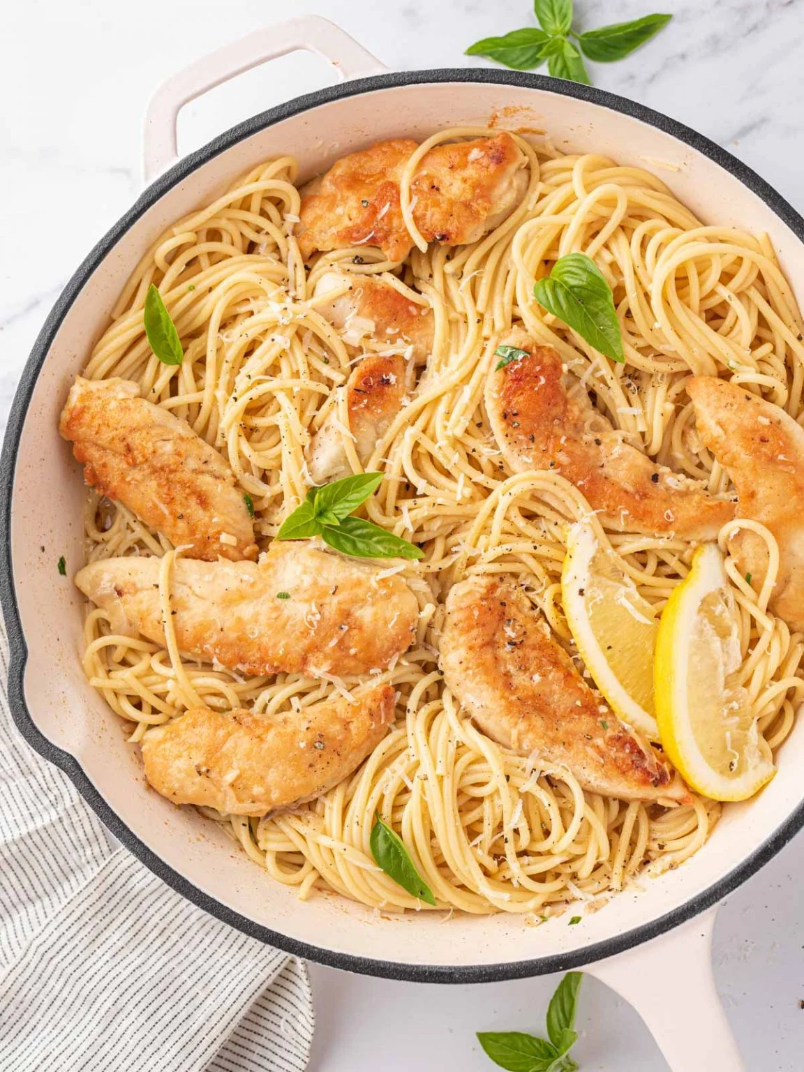 Easy Chicken Scampi Pasta Recipe (without Wine) – Cookin' with Mima
