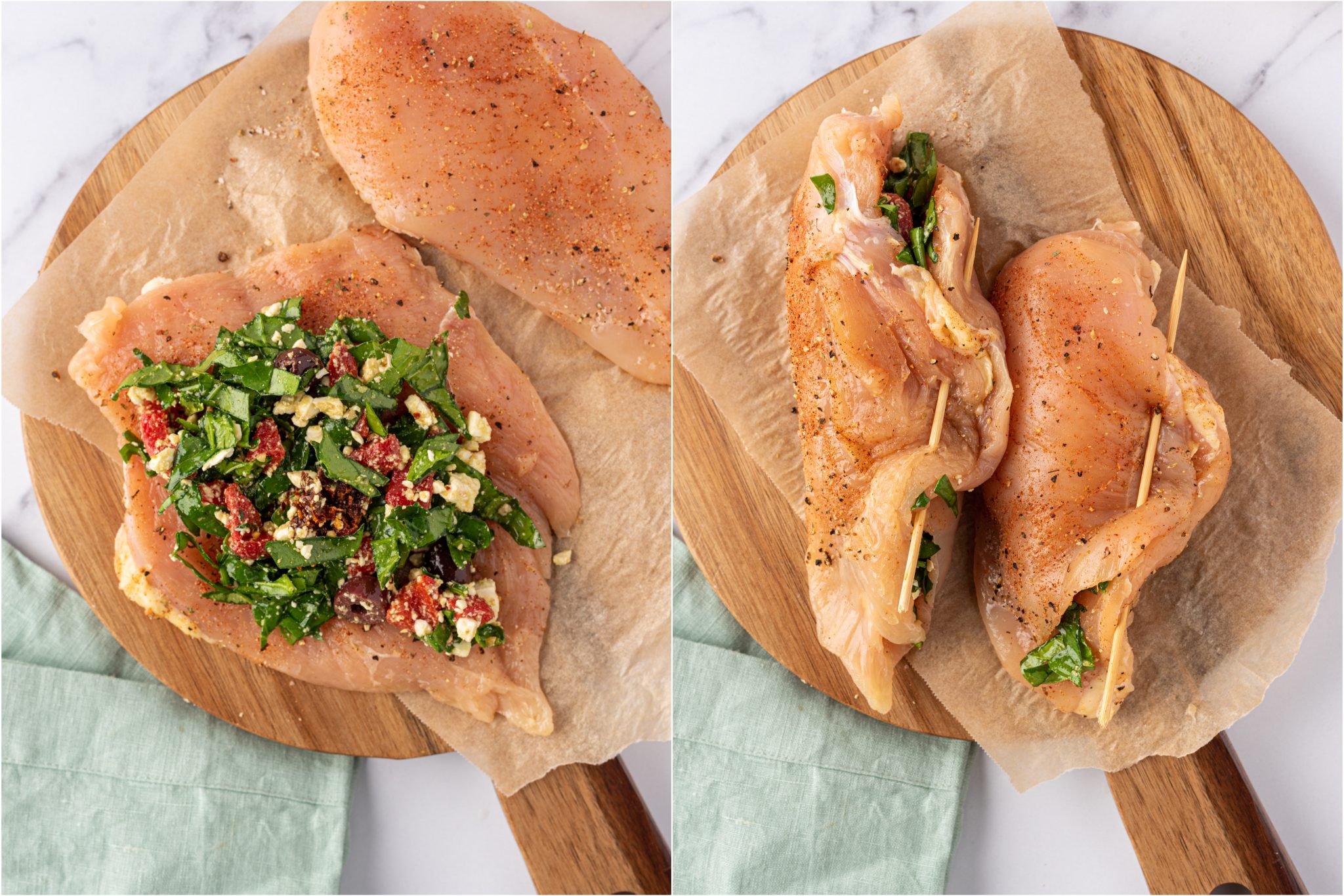 Healthy Mediterranean Stuffed Chicken Recipe – Cookin' with Mima