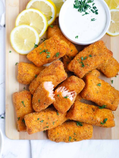 Crispy Baked Salmon Fish Sticks – Cookin' with Mima