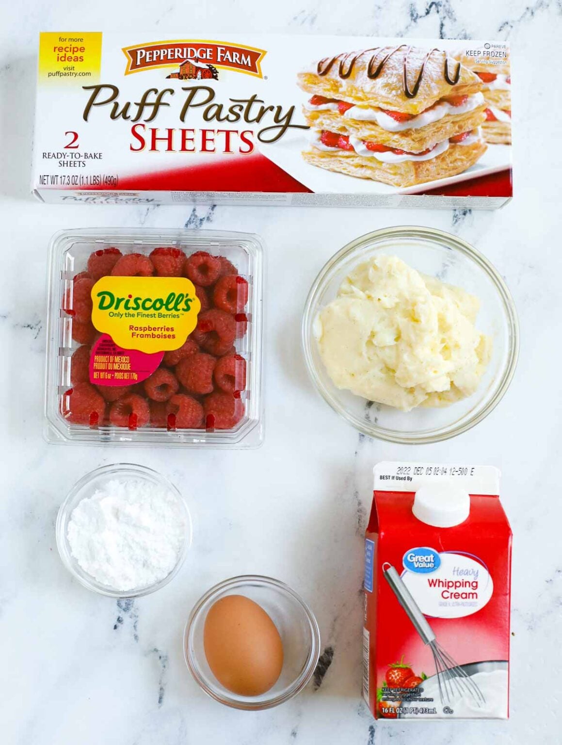 Raspberry Puff Pastry Tart (2 Ways) – Cookin' with Mima
