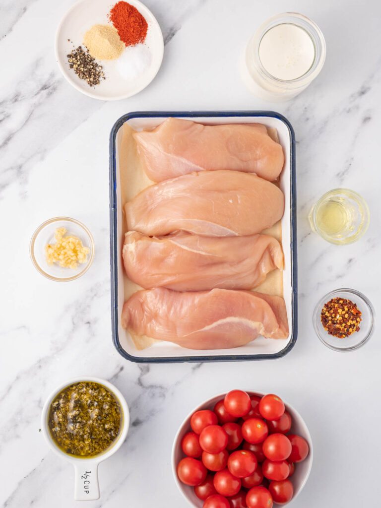 Creamy Pesto Chicken Recipe Cookin With Mima
