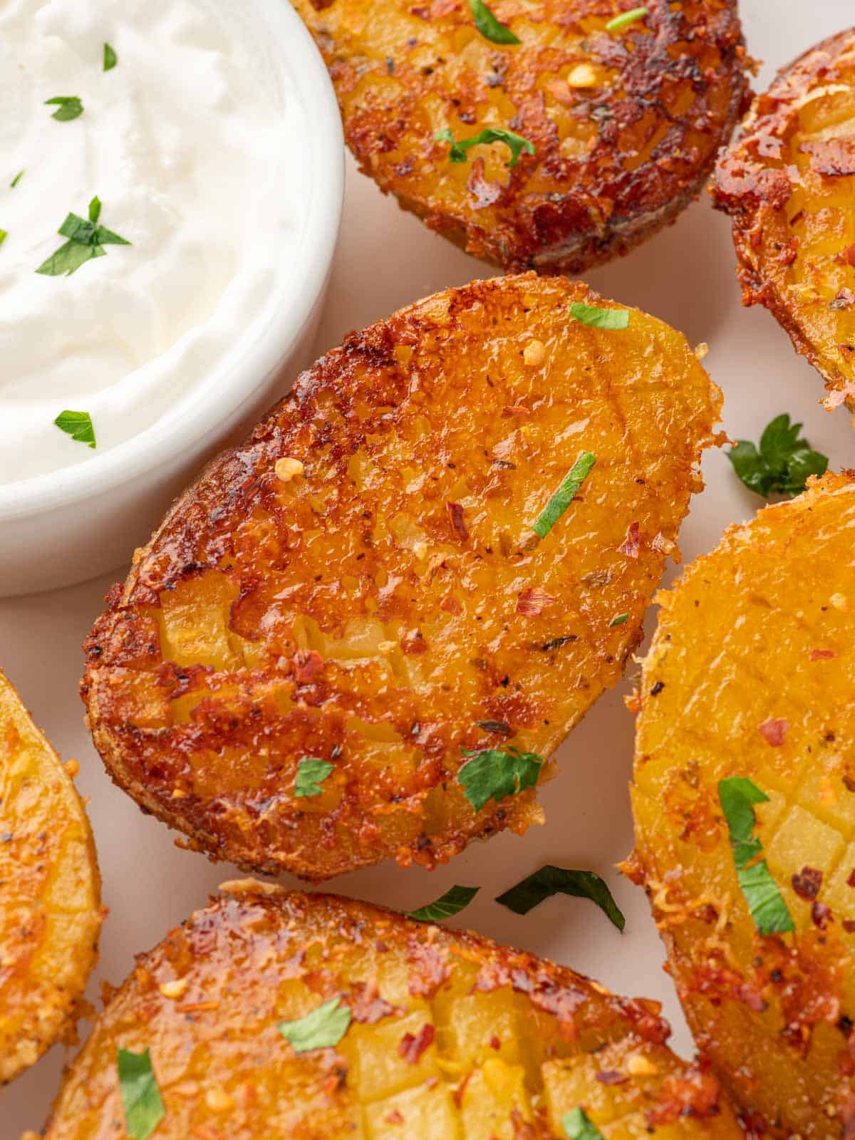 TikTok Viral Crispy Parmesan Potatoes – Cookin' with Mima