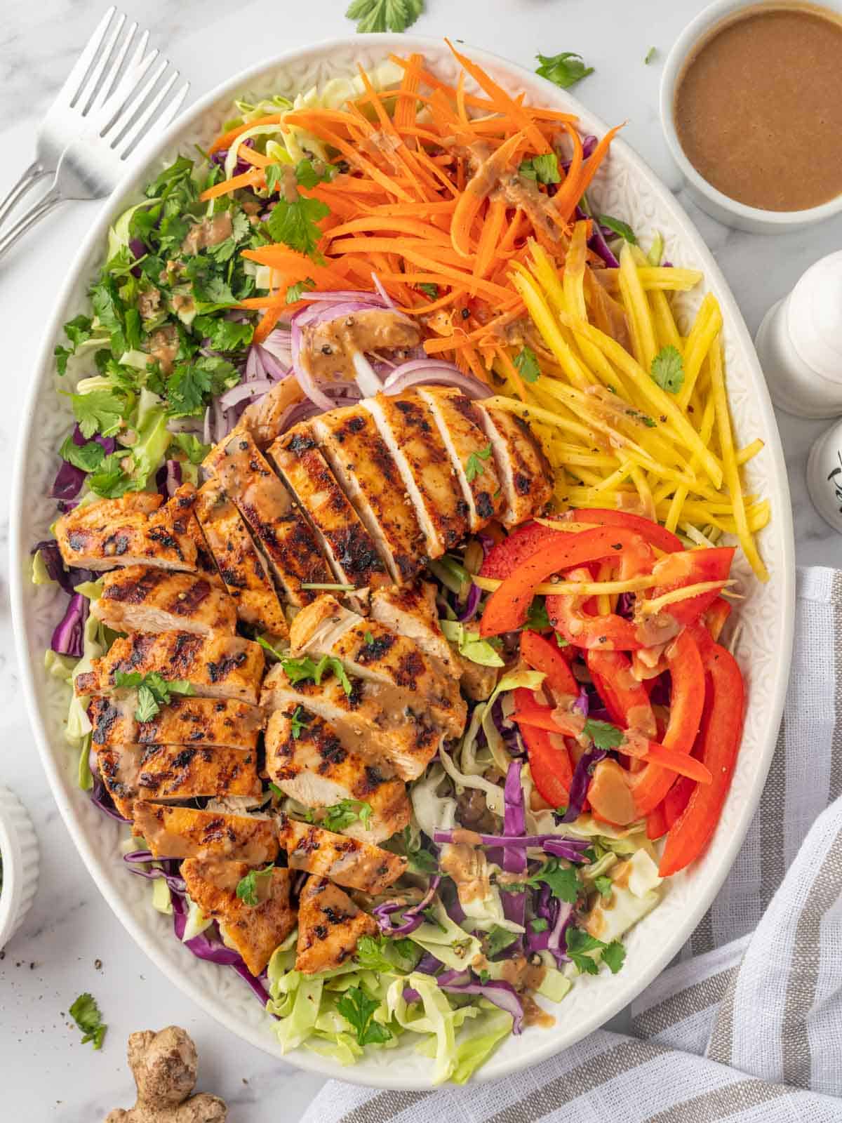 Thai Chicken Mango Salad Cookin With Mima