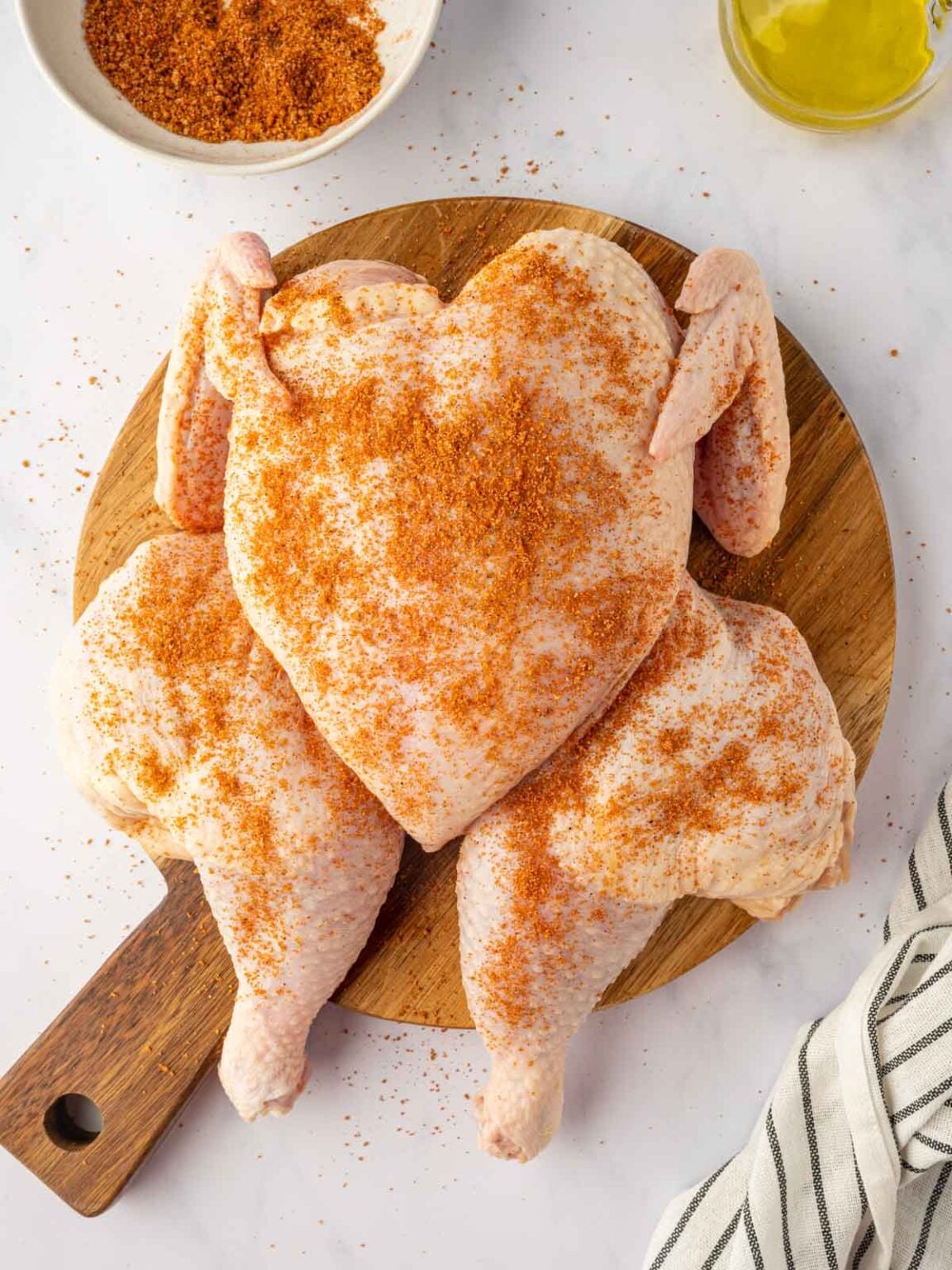 Charcoal Grilled Whole Chicken – Cookin' with Mima