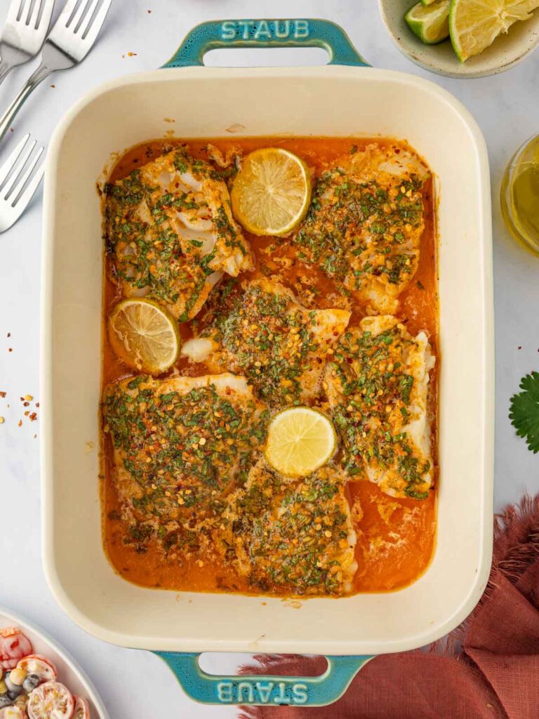 Baked Herb Crusted Cod – Cookin' with Mima