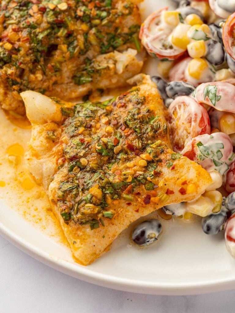 Baked Herb Crusted Cod – Cookin' with Mima