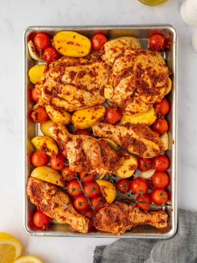 Harissa Chicken Traybake – Cookin' with Mima