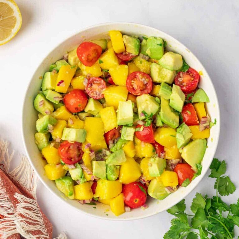 Avocado Mango Salad – Healthy & Delicious | Cookin' with Mima