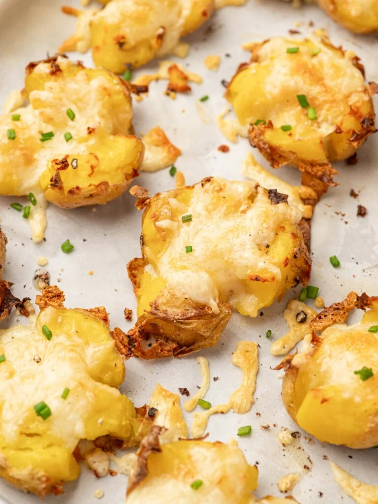 Cheesy Smashed Potatoes – Cookin' with Mima