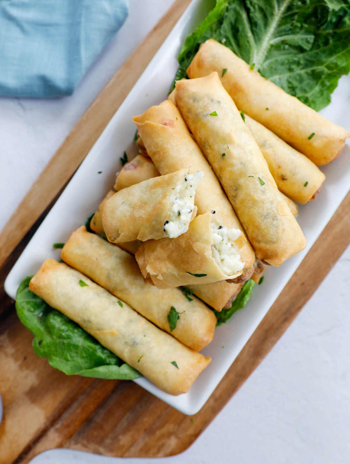 Lebanese Cheese Rolls (Rakakat Jibneh) – Cookin' with Mima