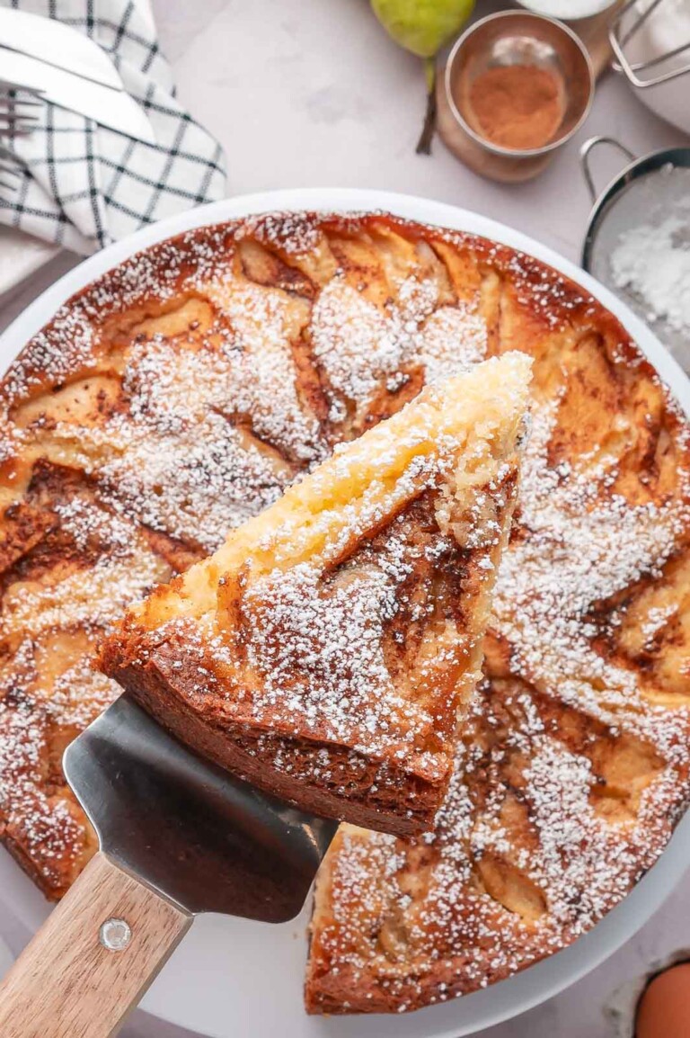 The Best Easy Moist Pear Cake Recipe (20-Minute Prep) – Cookin' with Mima